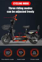China Adult Walking Battery Car 48v Electric Bicycle with Central Motor 350w and Max Speed 30-50Km/h for sale