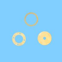 China 301-316 Stainless Steel Precision Flat Washer Fittings Ultra-Thin Round EU Gasket Set for sale