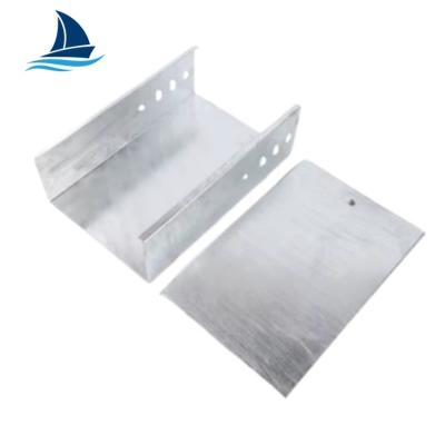 China Premium Hot Dip Galvanized Stainless Steel Trough Cable Trunking Electrical Tray System for sale