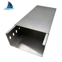 China Rustproof Industrial Aluminum Alloy Trough Cable Trunking Electrical Cable Tray System for sale