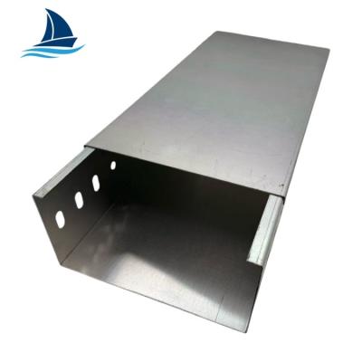 China Rustproof Industrial Aluminum Alloy Trough Cable Trunking Electrical Cable Tray System for sale