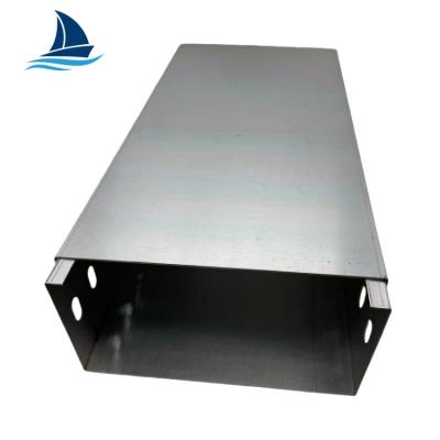 China Heat Resistant Industrial Aluminum Alloy Trough Cable Trunking Electrical Tray Support for sale