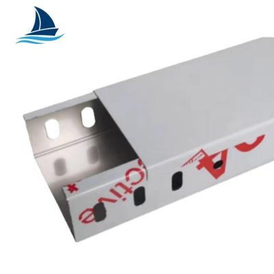 China Outdoor Heavy Duty 304 Stainless Steel Ventilated Trough Cable Trunking Wireway Support for sale