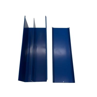 China Construction Industrial Cable Tray Lightweight Aluminum Alloy Partitioned Trough Elegant Powder Coated for sale
