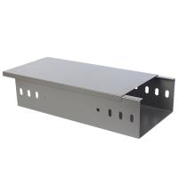 China Fireproof Powder Coated Cable Trunking Tray Bridge for Industrial Wire Management System for sale