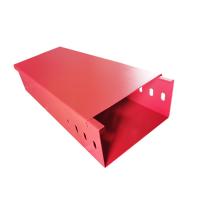 China Fireproof Powder Coated Cable Trunking Tray Bridge for Industrial Wire Management System for sale