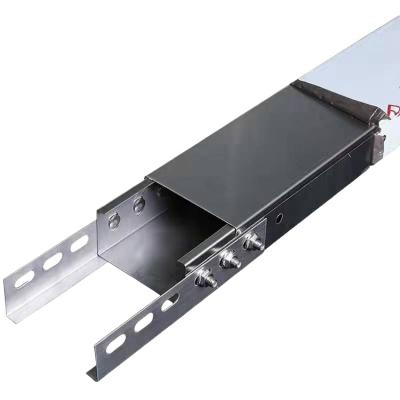 China Stainless Steel Cable Tray Trough Type Ladder Type Galvanized Wire Duct Metal Fireproof Spray Plastic Iron Wire Duct for sale