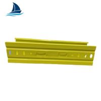 China Stainless Steel Yellow Spray Painted Electrical Cable Tray Trunking CE Certified Industrial Use Construction Cable Laying for sale