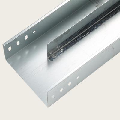 China High Quality Industrial Construction Galvanized Steel Compartment Trunking Tray Ventilated/Perforated Internal Cable Laying for sale