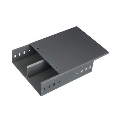 China Stock Office Building Steel Cable Laying Tray Fire-Resistant Flame-Retardant Solid Hot-Dip Zinc Bridge Customizable Color for sale