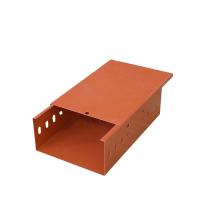 China Industrial Fully Enclosed Powder-Coated Steel Ventilated Wiring Trough Slot-Style Fireproof Design for Customizable Laying for sale