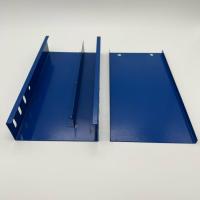 China Aluminum Alloy Powder-Coated Fireproof Cable Trays Trough Type Partition for Industrial & Construction Blue Color for sale
