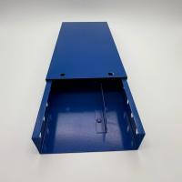 China Aluminum Alloy Powder-Coated Fireproof Cable Trays Trough Type Partition for Industrial & Construction Blue Color for sale