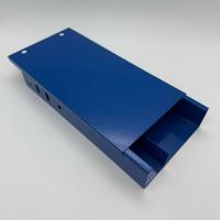 China Aluminum Alloy Powder-Coated Fireproof Cable Trays Trough Type Partition for Industrial & Construction Blue Color for sale