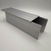 China Square Anodized Aluminum Cable Trunking 100x100mm Slotted Electric Wiring Tray System for sale