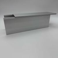 China Square Anodized Aluminum Cable Trunking 100x100mm Slotted Electric Wiring Tray System for sale