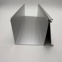 China Square Anodized Aluminum Cable Trunking 100x100mm Slotted Electric Wiring Tray System for sale