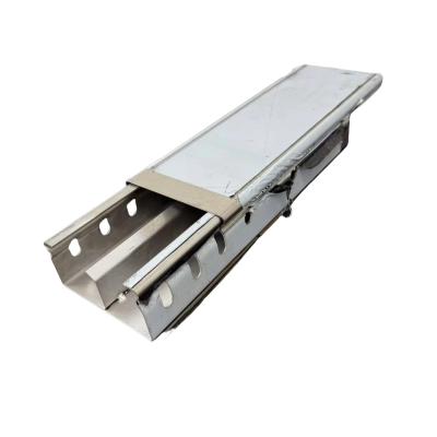 China High-Quality Stainless Steel Cable Tray Outstanding Anti-corrosion Performance Add Partition Board Multiple Cables for sale