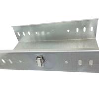 China Galvanized Steel Cable Tray Factory Price Industrial Construction Use ISO CE Certified Solid Tray for Cable Laying Welding for sale
