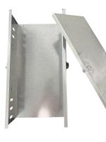 China Galvanized Steel Cable Tray Factory Price Industrial Construction Use ISO CE Certified Solid Tray for Cable Laying Welding for sale