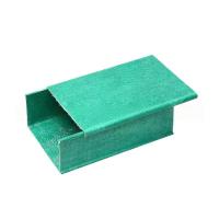 China Trapezoidal Flame Retardant FRP Cable Tray Wire Box Anticorrosion FRP Pipe Box for Cable Laying in Stock for sale