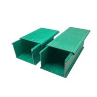 China Trapezoidal Flame Retardant FRP Cable Tray Wire Box Anticorrosion FRP Pipe Box for Cable Laying in Stock for sale