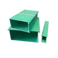 China Trapezoidal Flame Retardant FRP Cable Tray Wire Box Anticorrosion FRP Pipe Box for Cable Laying in Stock for sale