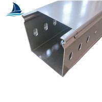 China Stainless Steel Self Locking Industrial Cable Tray And Trunking For Industrial Use for sale