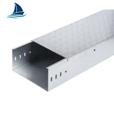 China Anti-Slip Stainless Steel Cable Tray Specialized 304/316 SS Trunking Industrial Safety Grade Management for Walkways & Slopes for sale