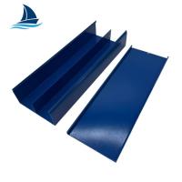 China Industrial Aluminum Alloy Ventilated Partition Sliding Cover Cable Tray For Construction Cable Laying for sale