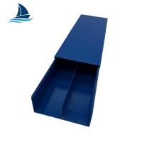 China Industrial Aluminum Alloy Ventilated Partition Sliding Cover Cable Tray For Construction Cable Laying for sale