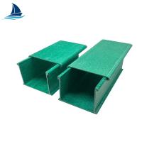 China FRP Fiberglass Trough Cable Tray Solid Bottom GRP Cable Trunking Chemical Resistant for sale