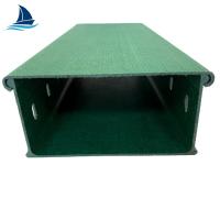 China Premium Fiberglass Reinforced Plastic FRP Solid Cable Tray GRP Trunking Insulated for sale