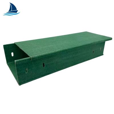 China Corrosion Resistant FRP Solid Cable Tray Acid Alkali Proof Construction Insulation Solution for sale