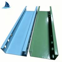 China Chinese Factory Manufacture Spray Painted Trough Cable Tray For Workshop Ceiling for sale