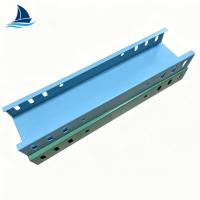 China Trough Type Cable Tray Spray Painted For Data Center Cable Support for sale
