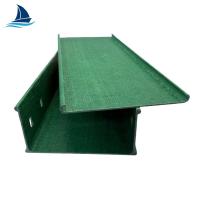 China Custom Length FRP Cable Tray For Construction Cable Laying Tray Glass Fiber Reinforced Plastics for sale