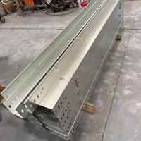 China Trough Cable Tray Hot Dip Galvanized Steel Corrosion Resistant With Lock Buckle for sale