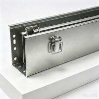 China Trough Cable Tray Perforated Type For Electric Project Cable Management With Lock Buckle for sale