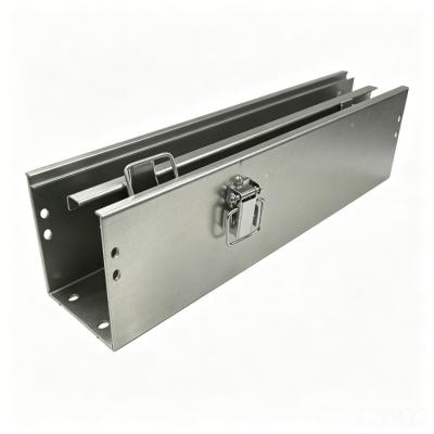 China Perforated Trough Cable Trunking Electrical Cable Tray Lock Buckle Wire Support System for sale
