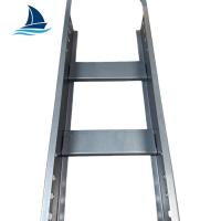 China Stainless Steel Industrial Zinc Magnesium Aluminum Ladder Cable Tray For Industrial Use for sale