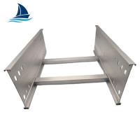 China Industrial Aluminum Alloy ladder tray cable With CE Custom Color For Construction for sale