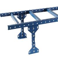 China Galvanized Cold Rolled Steel U Shaped Ladder Cable Tray Bridge Rack For Data Center for sale