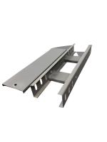 China HDG Steel Cable Ladder Tray High Load Reinforced For Utility Scale Power Projects for sale