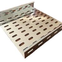 China Industrial Cable Tray Stainless Steel Galvanized Perforated Metal Trough For Cable Laying for sale