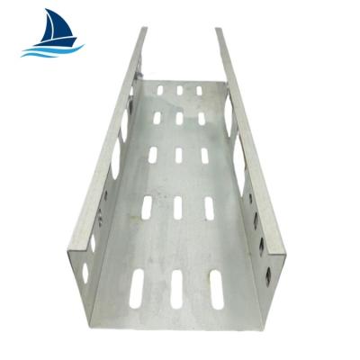China Practical Galvanized Steel Perforated Tray Electrical Industrial Cable Tray Cable Trunking for sale