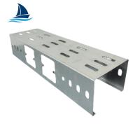 China Practical Galvanized Steel Perforated Tray Electrical Industrial Cable Tray Cable Trunking for sale