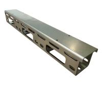 China Heavy Duty Galvanized Steel Perforated Cable Tray With Long Slot Holes Cable Support System for sale