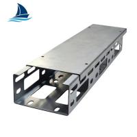 China Galvanized Flexible Solid Bottom Roll Form Perforated Cable Tray Cover Clamp Cable Tray for sale