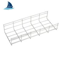 China Stainless Steel Wire Mesh Cable Tray Grid Cable Trunking Tray For Industrial Use for sale